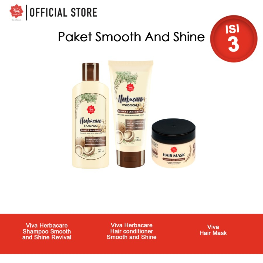 Jual Paket Viva Perawatan Rambut Kering - INTENSE GLOWING HAIR CARE ...