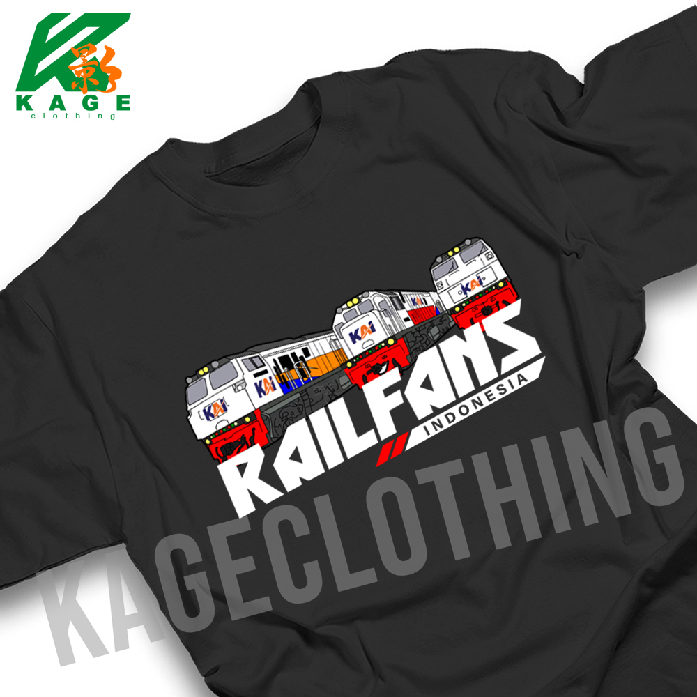 Jual Kaos RAILFANS INDONESIA Tshirt baju distro cotton combed 30s UNISEX KAOS DINAS PEGAWAI ...