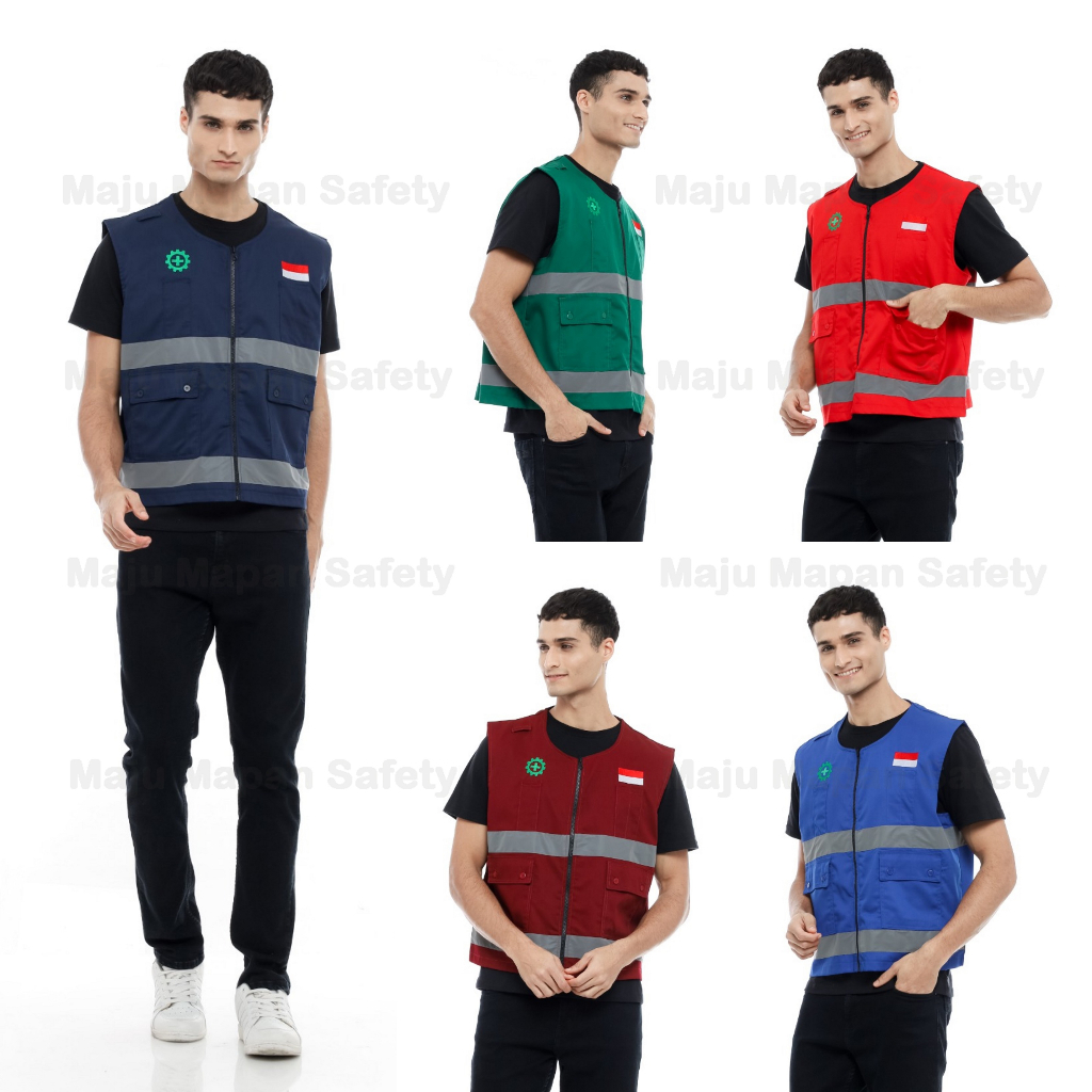 Jual Rompi Safety Rompi Proyek Rompi Kerja Lapangan Bahan Drill ...