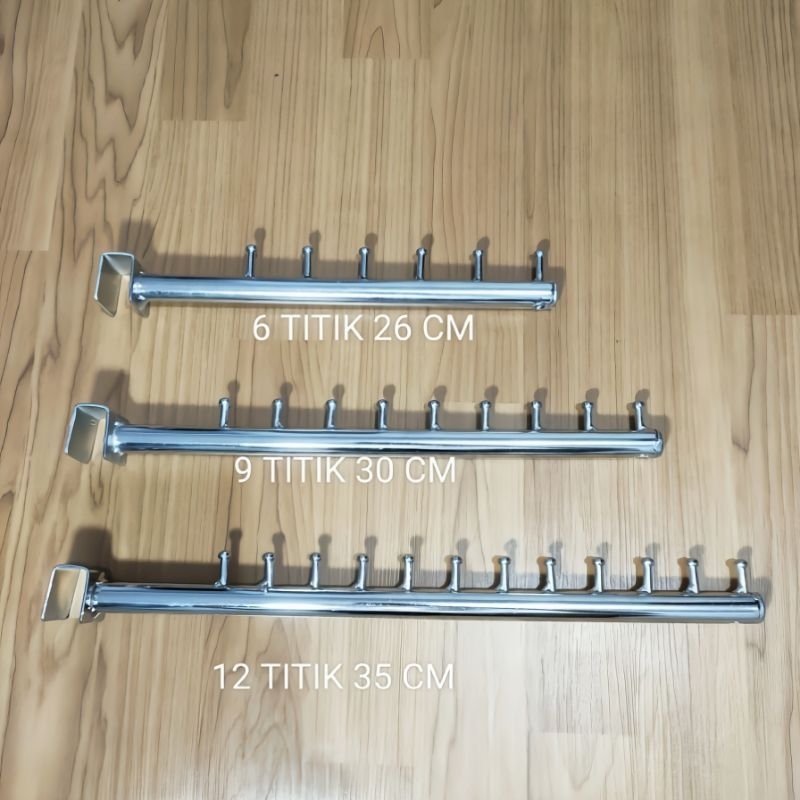 Jual hanger suling stainless / gantungan suling kuat / display suling ...