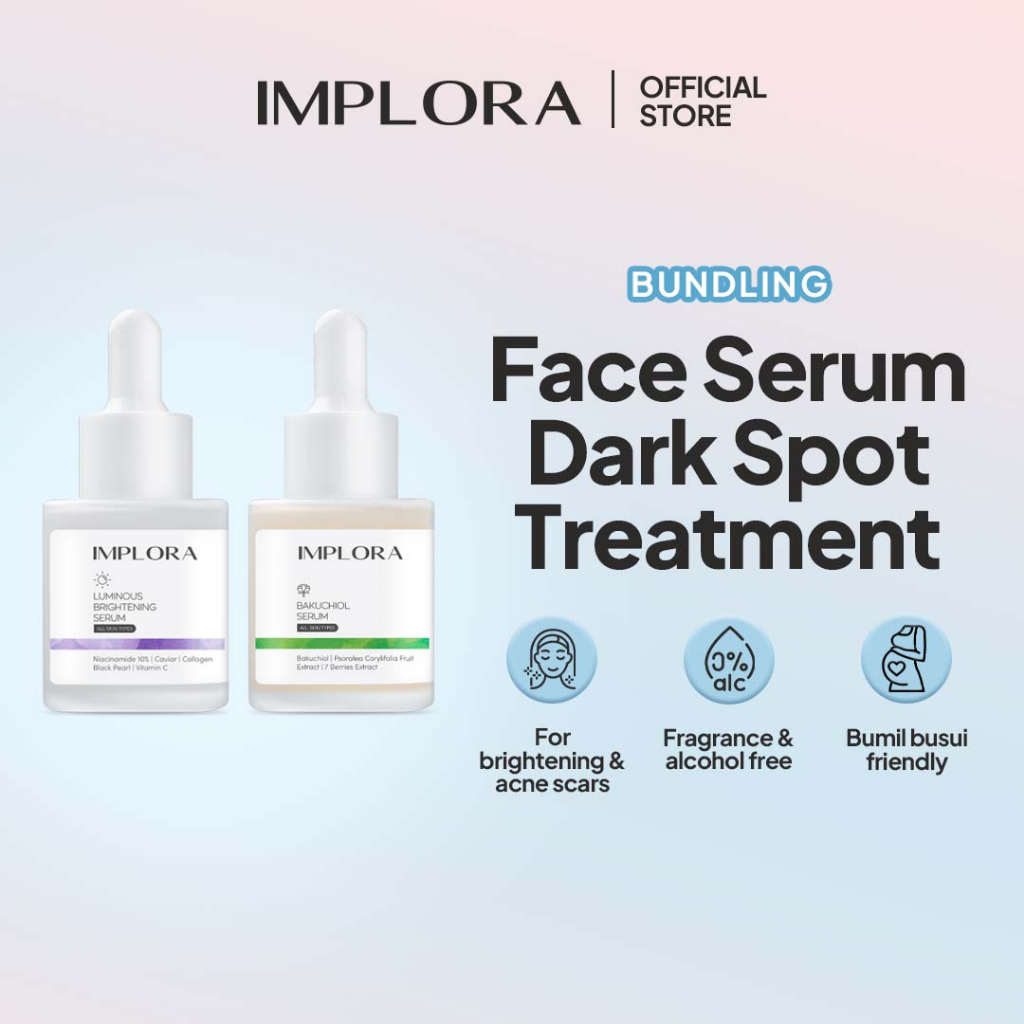 Jual Implora Face Serum Dark Spot Treatment Set | Shopee Indonesia