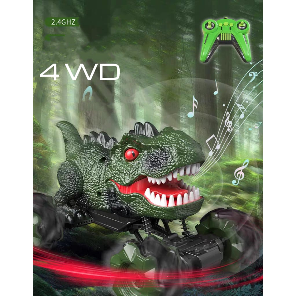 Jual Mainan Anak Mobil RC Smart Remote Control Model Dinosaurus 4 WD 2. ...