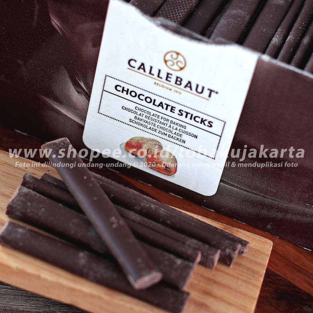Jual Callebaut Dark Chocolate Baton Baking Sticks 250gr 44% Cokelat ...