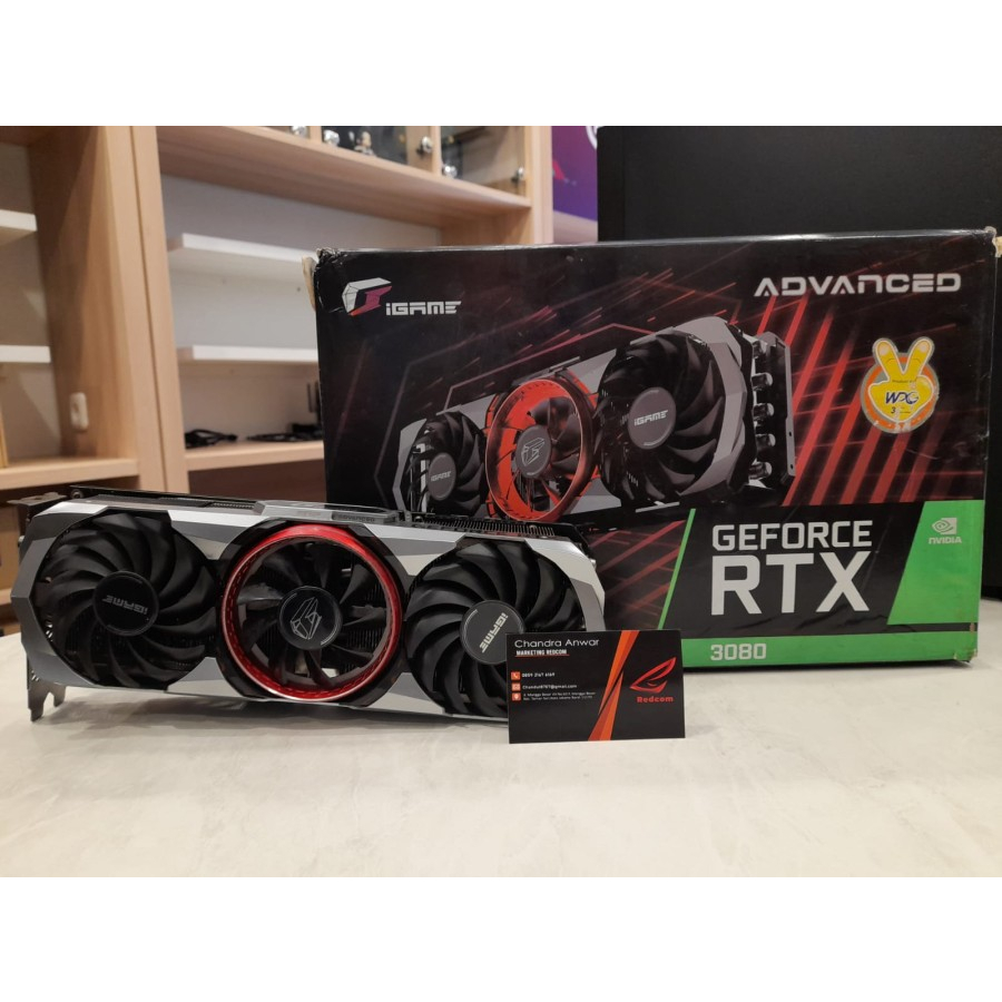 Jual VGA NVDIA iGame Colorfull RtX 3080 / RTX 3080 Advance OC 10GB ...