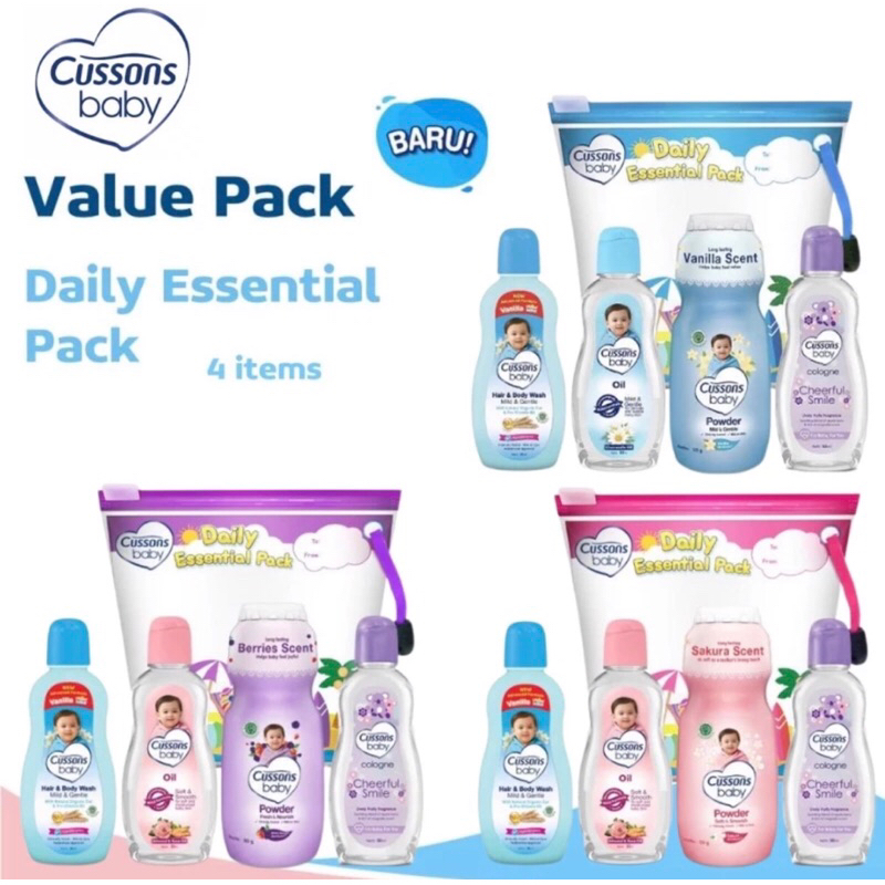 Jual Set Perlengkapan Mandi Bayi Set Cusson Daily Eseential Pack | My ...