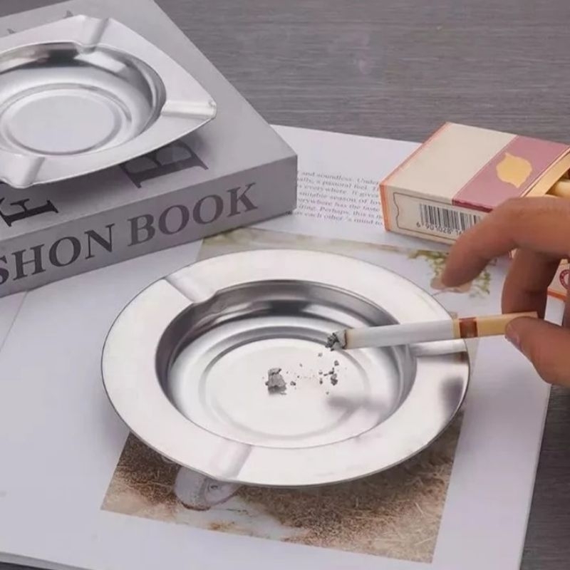 Jual asbak stainless steel / tempat abu rokok / asbak rokok | Shopee ...