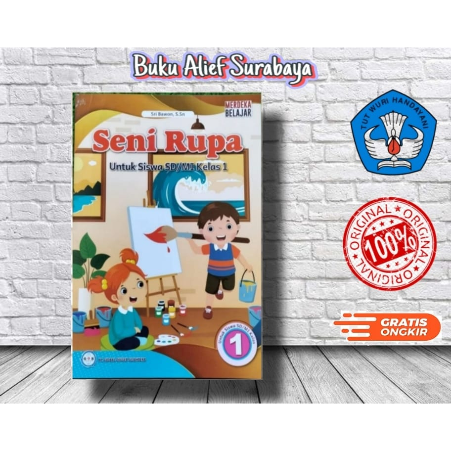 Jual Buku Siswa Seni Rupa SD/MI Kelas 1 Merdeka Belajar Penerbit Global Offset Sejahtera GOS ...