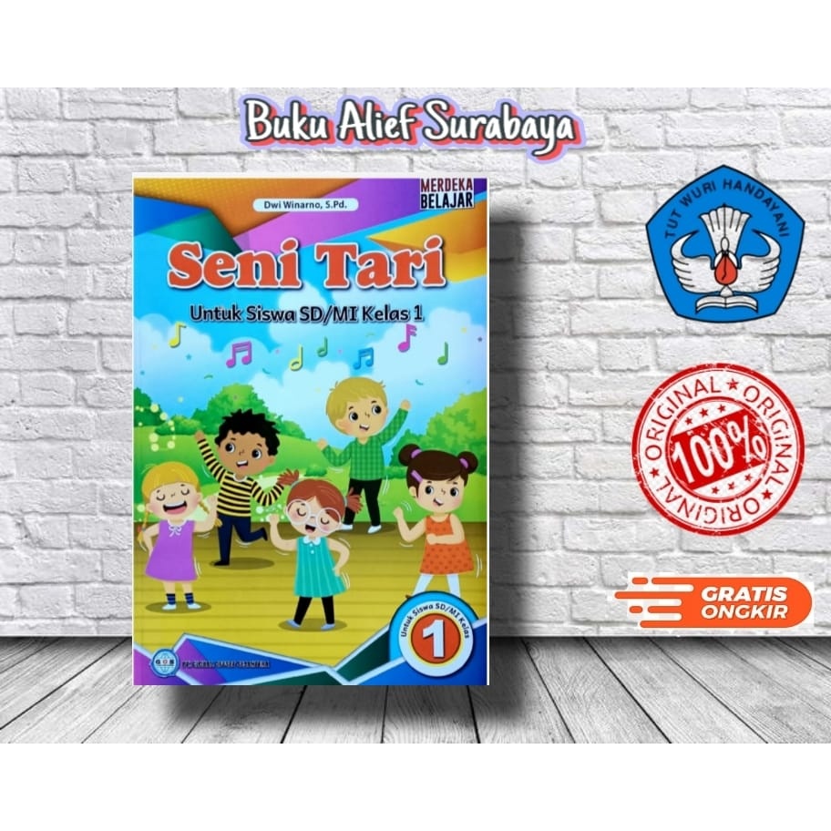 Jual Buku Siswa Seni Tari SD/MI Kelas 1 Merdeka Belajar Penerbit Global Offset Sejahtera GOS ...