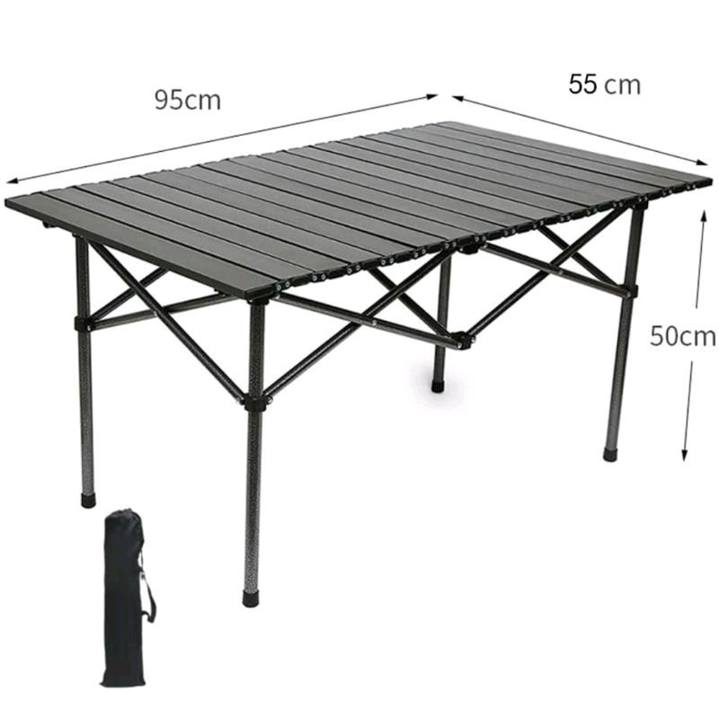 Jual Taffsport Meja Lipat Portable Camping Folding Table 95x55x50 Cm ...