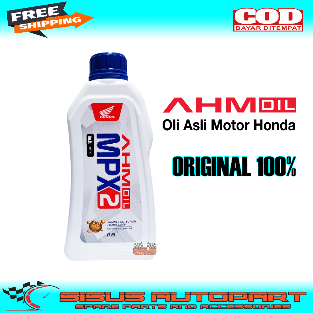 Jual Oli MPX 2 Honda Matic Original 100% / AHM Oil MPX2 Original / OLI ...