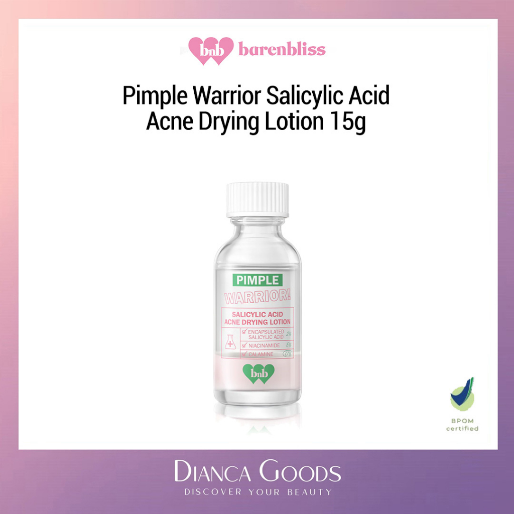Jual BNB Pimple Warrior Salicylic Acid Acne Drying Lotion 15g - Dianca ...