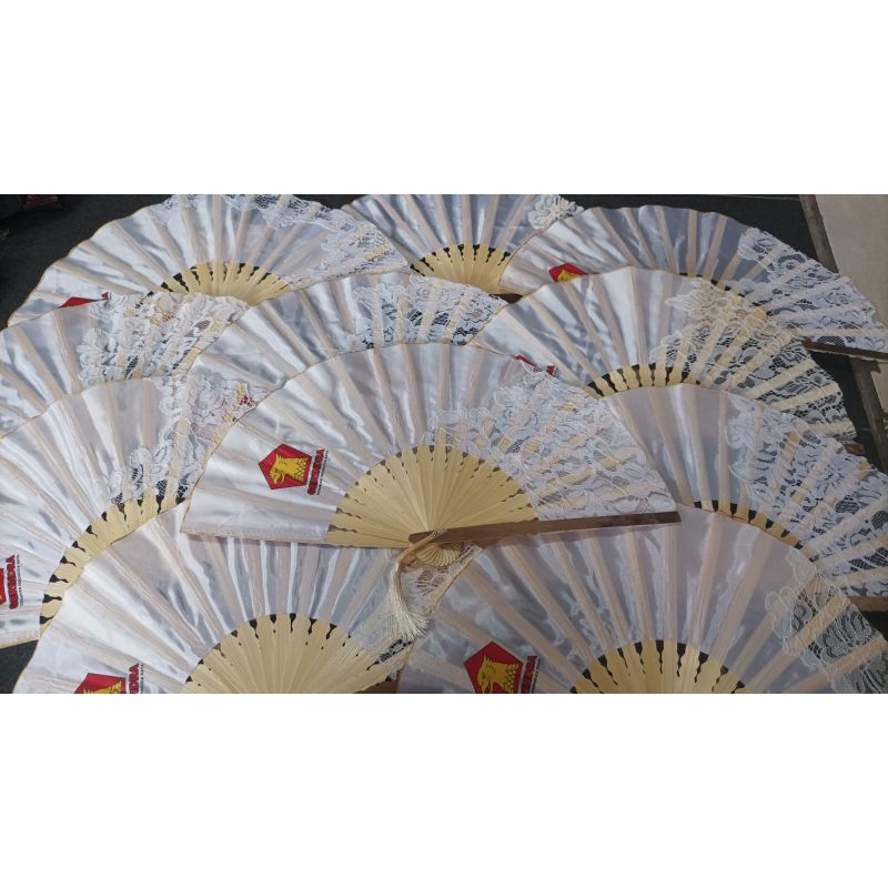 Jual Kipas Bambu Jumbo Kombinasi Broklat Dan Sablon | Shopee Indonesia