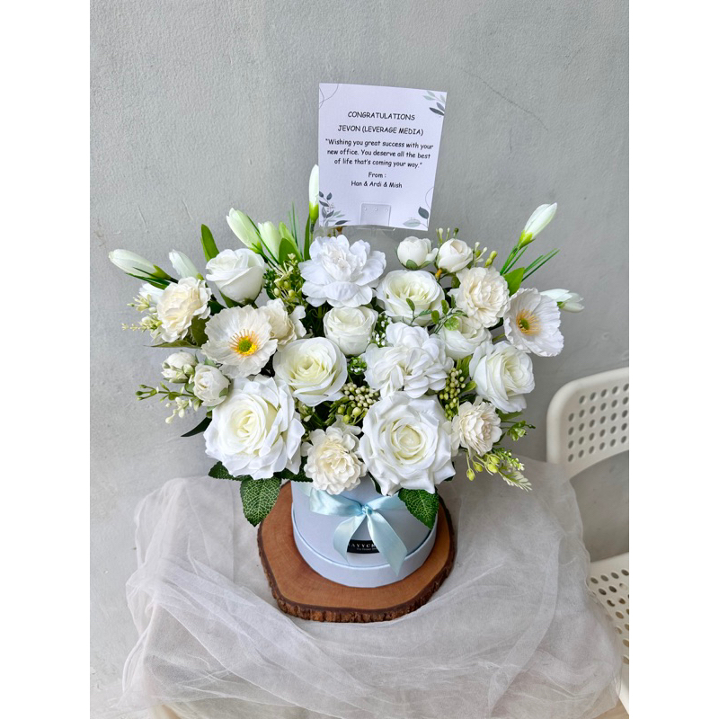 Jual BOX BUNGA ARTIFICIAL FLOWER BOX BUNGA MEJA TABLE GRAND OPENING ...