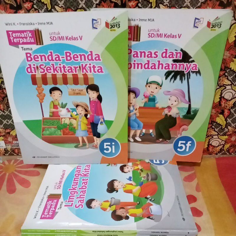 Jual TEMATIK TERPADU 5a 5b,5c,5d,5e,5f,5g,5h,5i SD/MI KELAS V 5 REVISI ...
