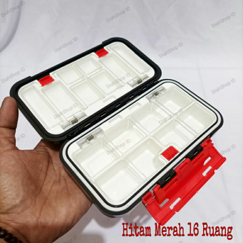 Jual Box Kotak Perkakas Kail Pancing Waterproof 12 Ruang dan 16 Ruang | Shopee Indonesia