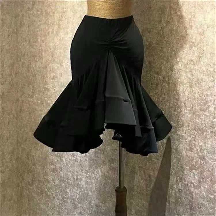 Jual Scarlet DS-034 Rok Flare Latihan Line Dance Hitam | Shopee Indonesia