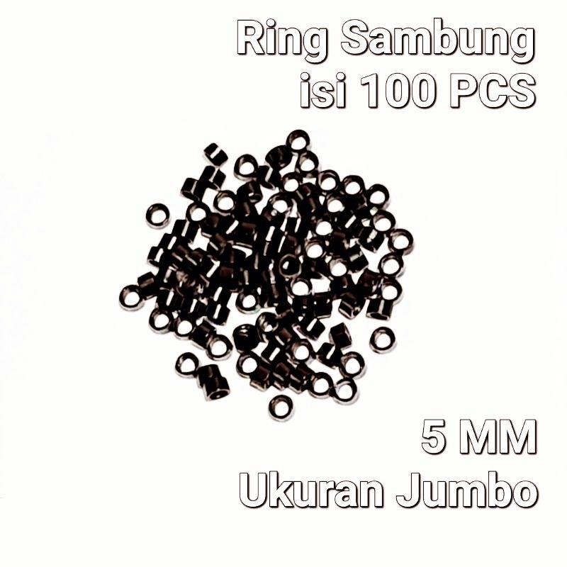 Jual Ring Sambung Rambut Drat Jumbo Cincin Hair Extension Lingkaran 5MM ...