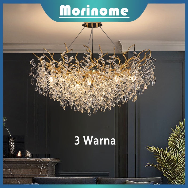 Jual Garansi&3Warna Lampu Gantung Kristal Mewah 3 Warna MODERN LUXURY ...