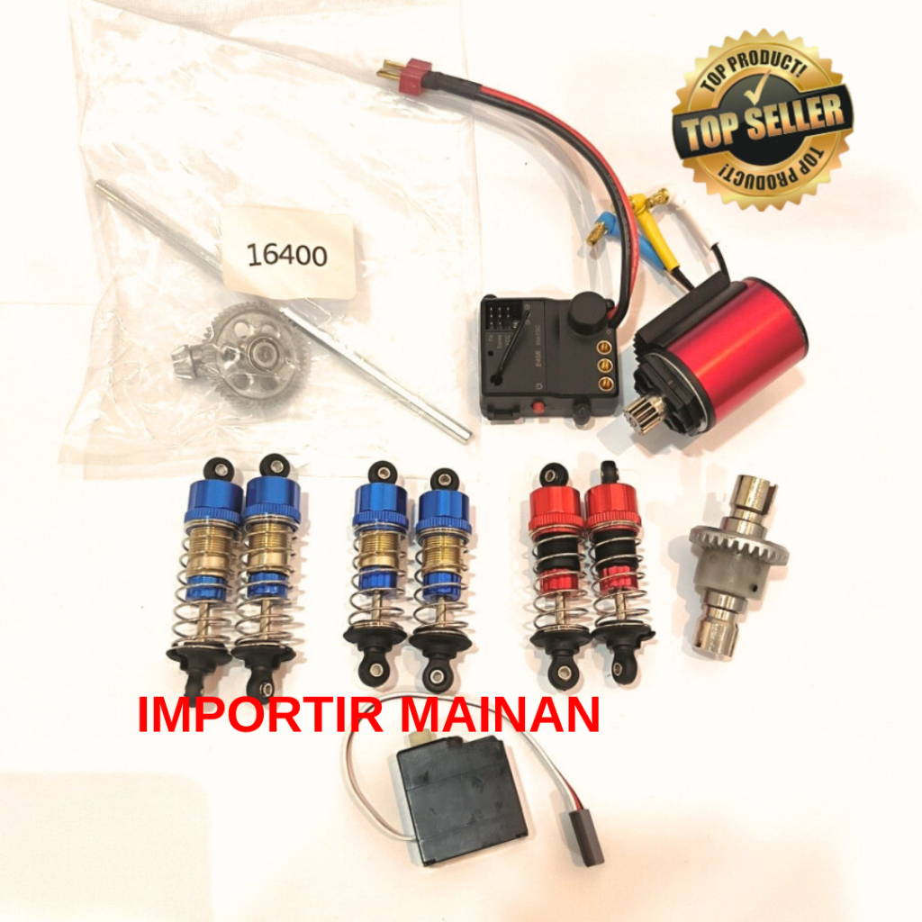 Jual part rc car MJX MEW4 M162 M163 ESC E45R dinamo B2835A servo 16701 ...