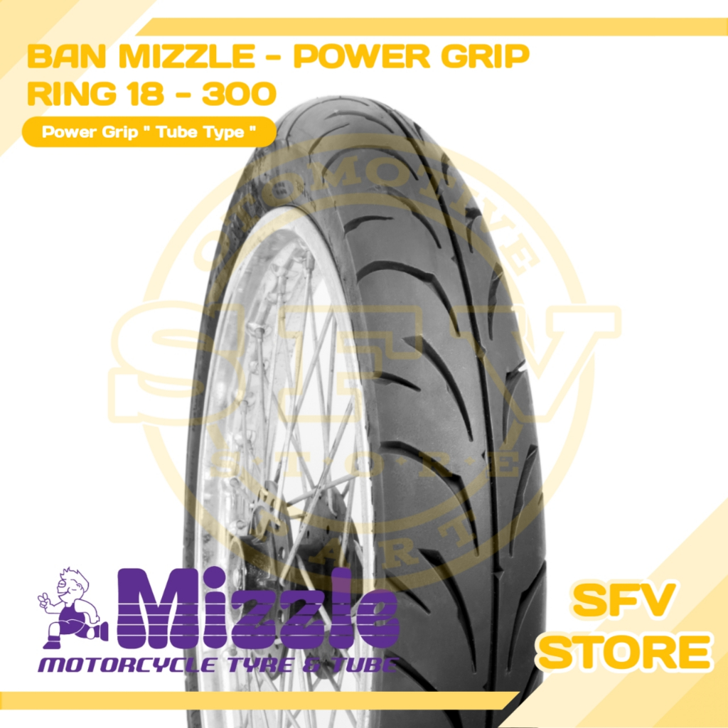 Jual Ban MIZZLE Ring 18 300 POWER GRIP Tube Type | Shopee Indonesia