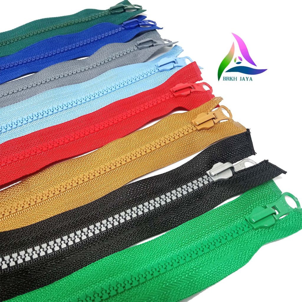 Jual RESLETING JAKET VISLON 55 CM / SLETING ZIPPER LION 22 INCHI | Shopee Indonesia