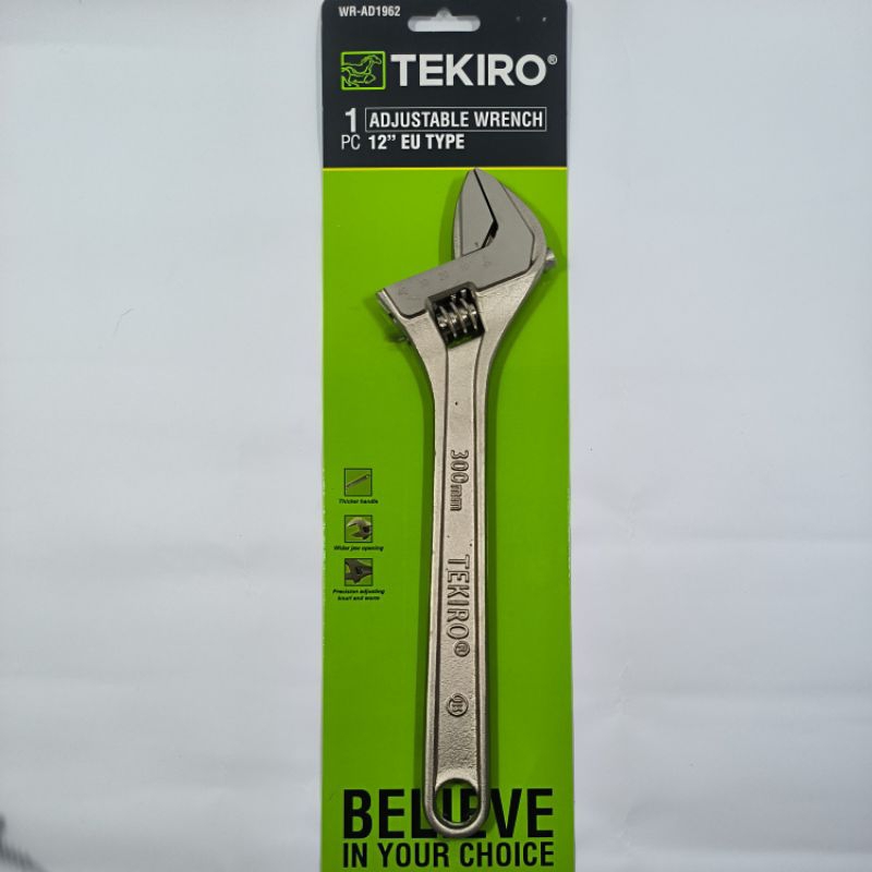 Jual KUNCI INGGRIS 12" Inch TEKIRO ( ADJUSTABLE WRENCH ) | Shopee Indonesia
