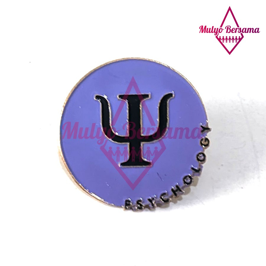Jual Pin Bros Logo Psychology Pin Psikologi Warna Ungu Lapel - Mulyo ...