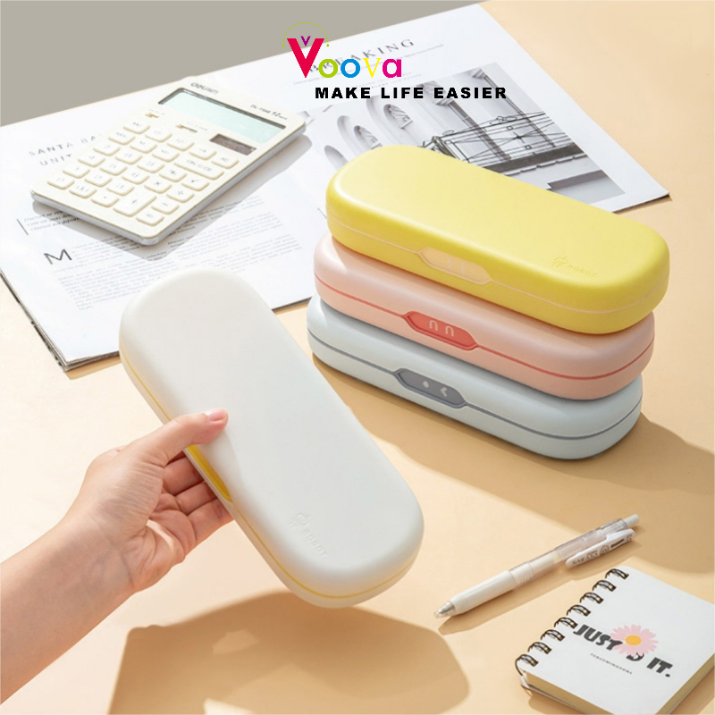 Jual VOOVA Kotak Alat Tulis Portabel / Penyimpanan Tas Pena / Kotak ...
