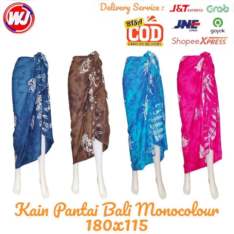 Jual KAIN PANTAI BALI MONOCOLOUR | Shopee Indonesia