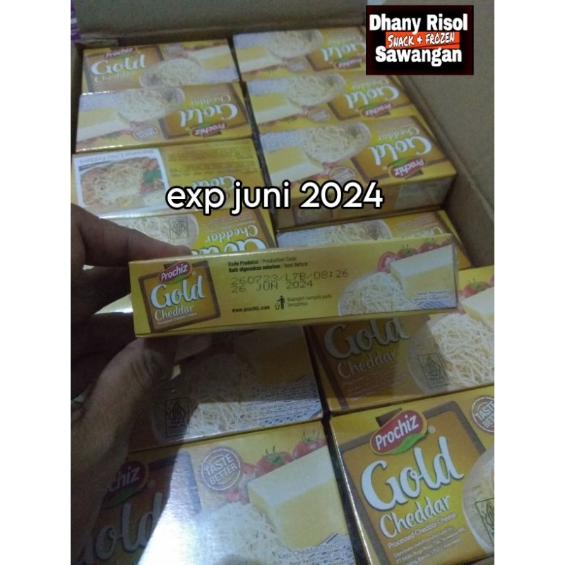 Jual Keju PROCHIZ GOLD 160gr juni,feb 2024 dan mei 2024 | Shopee Indonesia