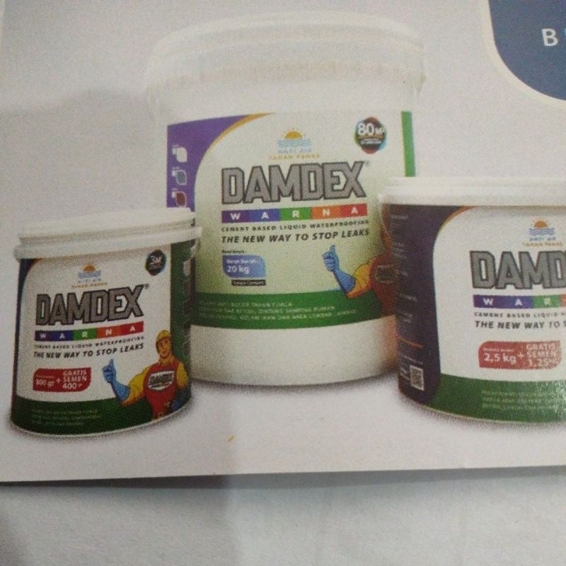 Jual Damdex warna hitam 0.8kg set semen dan cairan. damdex anti bocor ...