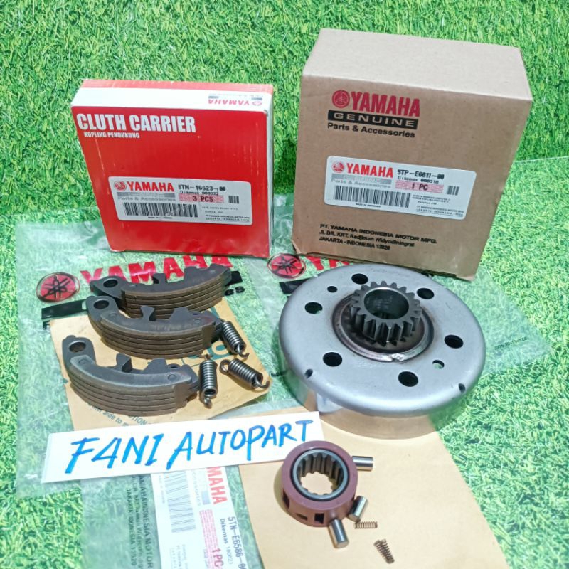 Jual Mangkok Lonceng+Kampas ganda+Cage Jupiter z Burhan/Vega R new/Crypton 18T | Shopee Indonesia