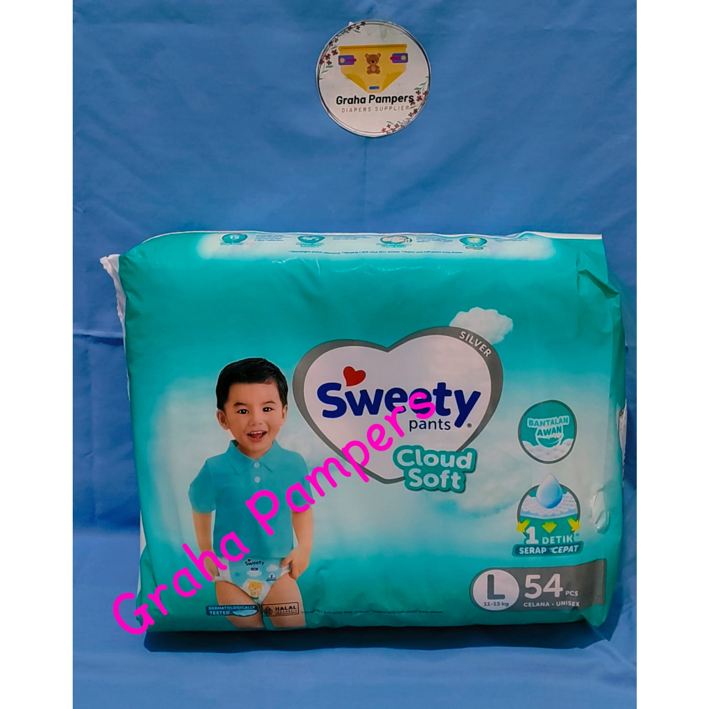 Jual Sweety Silver Pants S66 M60 L54 L52 XL44 XXL36 S M L XL XXL Ukuran ...