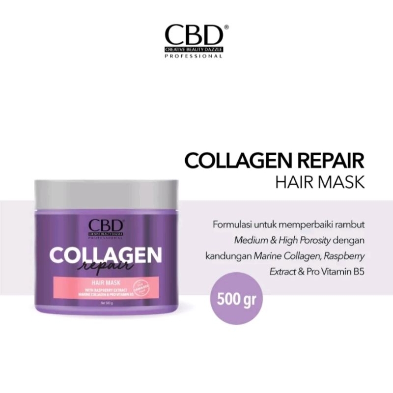 Jual CBD Collagen Hair Mask / Masker Rambut | Shopee Indonesia