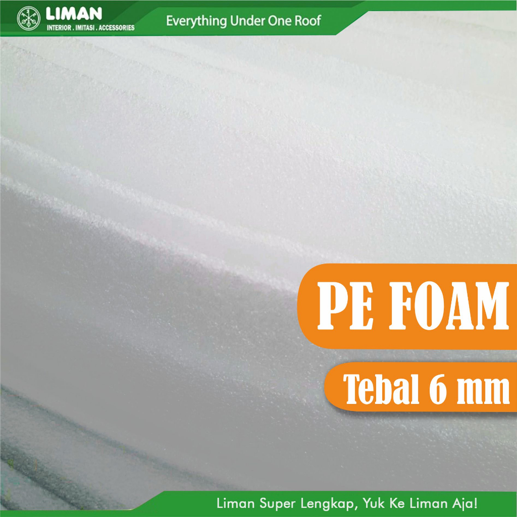 Jual PE Foam Sheet 6 mm Lembaran Lebar 120 cm Styrofoam Underlayer ...
