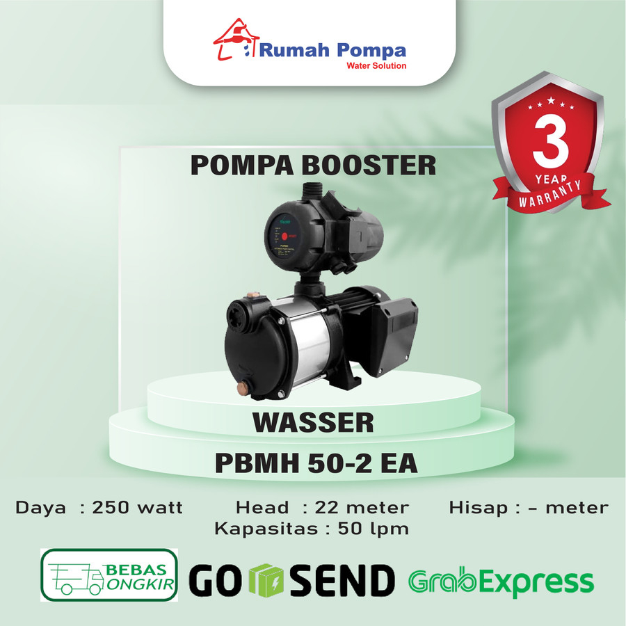 Jual Pompa Booster Silent Wasser PBMH 50 - 2 EA | Shopee Indonesia