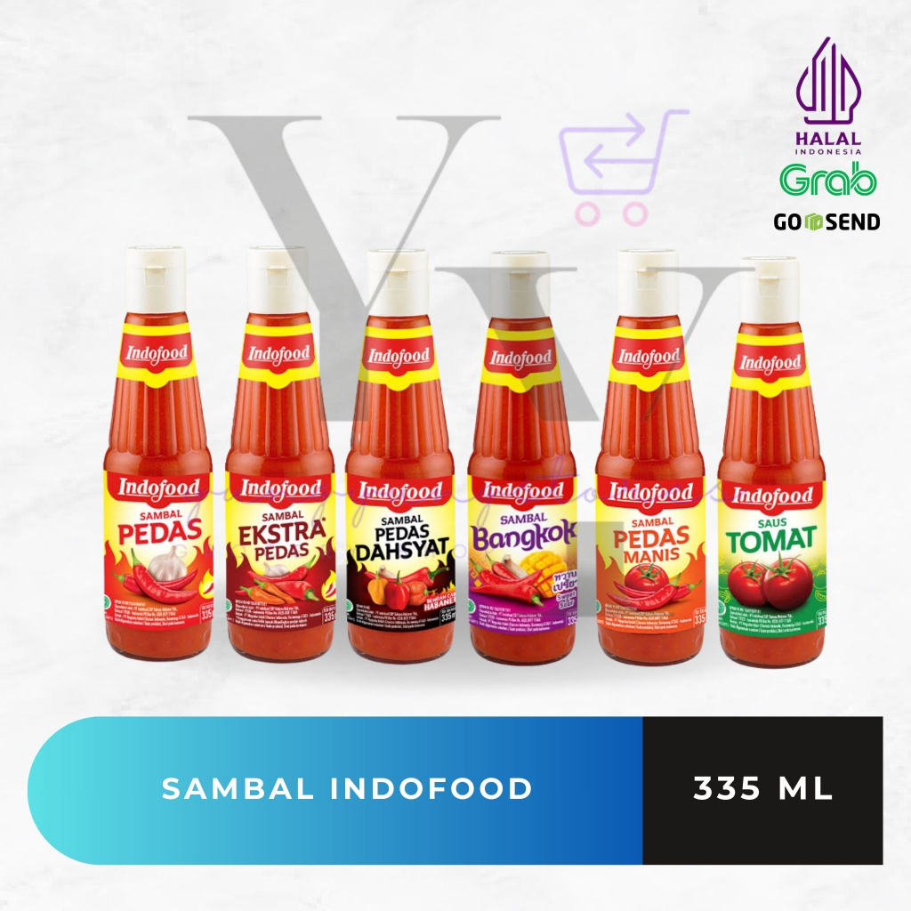 Jual Indofood Sambal Bangkok / Pedas / Ekstra Pedas Dahsyat / Pedas ...