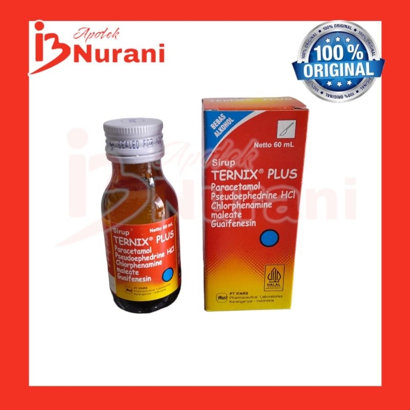 Jual TERNIX PLUS SIRUP 60 ML obat batuk pilek | Shopee Indonesia