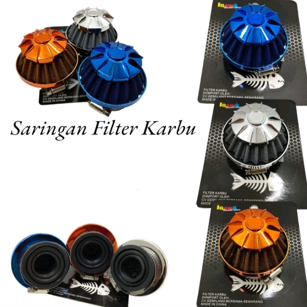 Jual SARINGAN FILTER KARBU MAHKOTA SARING FILTER KARBU VARIASI ...