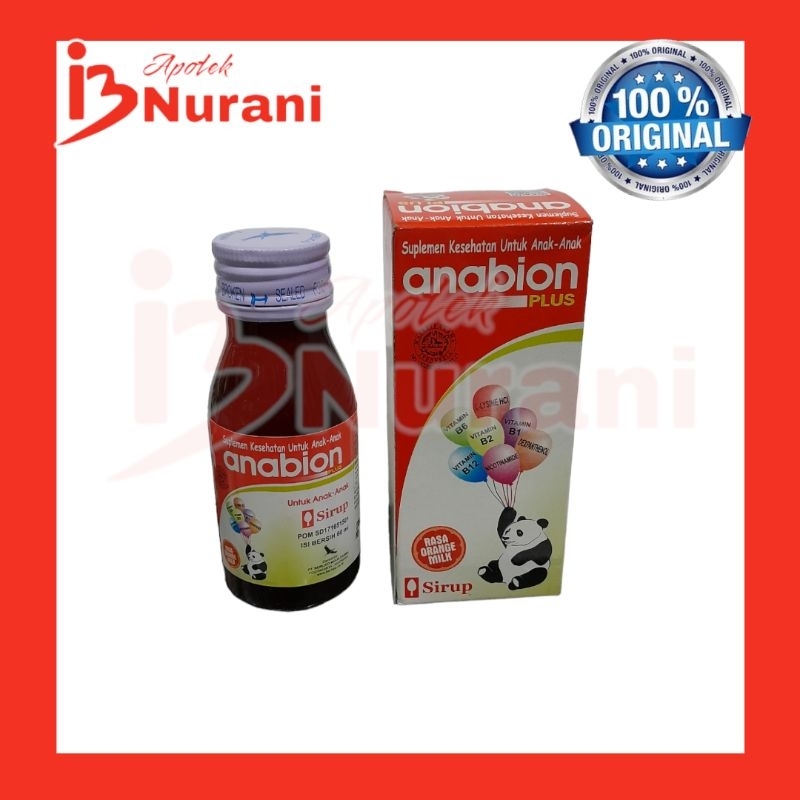 Jual ANABION PLUS SIRUP 60 ML | Shopee Indonesia