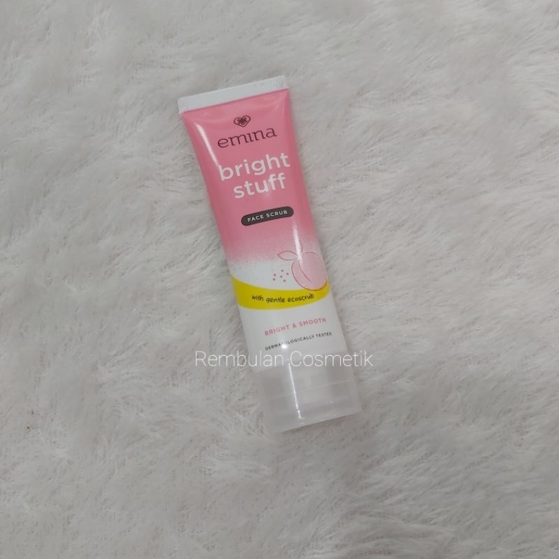 Jual Emina Bright Stuff Face Scrub with Gentle Ecoscrub 50 ml | Shopee ...