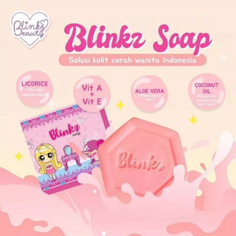 Jual BLINKZ Whitening Soap / Sabun Pemutih Wajah dan Badan BLINKZ ...