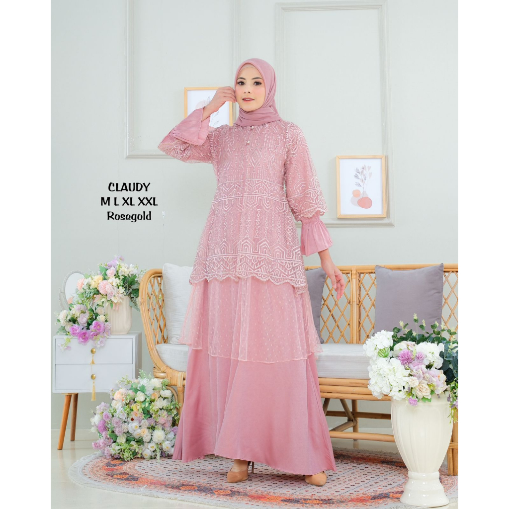 Jual Claudy Dress | Dress Kondangan | Dress Busui | Dress Pesta ...