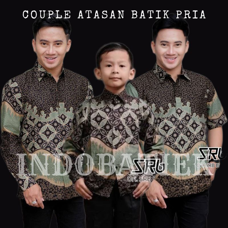 Jual INDOBATIEK - Terbaru Couple Sweet Batik Ayah dan Anak Motif Kawung ...