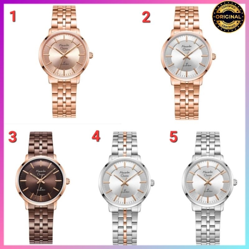 Jual ORIGINAL GARANSI RESMI 1 TAHUN JAM TANGAN WANITA ALEXANDRE ...