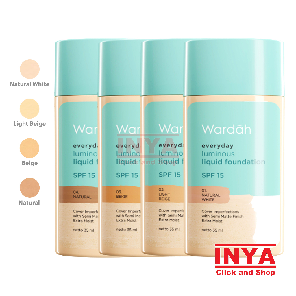 Jual Wardah Everyday Luminous Liquid Foundation 35ml - BB Cream | Shopee Indonesia