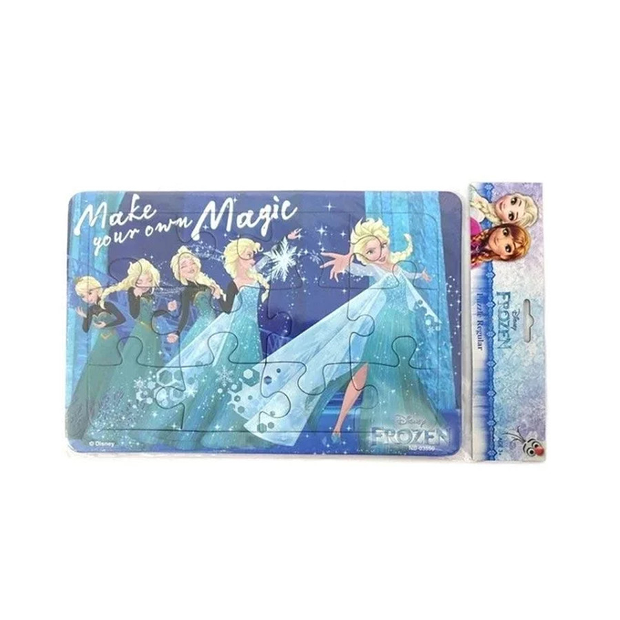 Jual Happy Toon Puzzle Frozen 12pcs Disney Elsa Make Your Own Magic ...