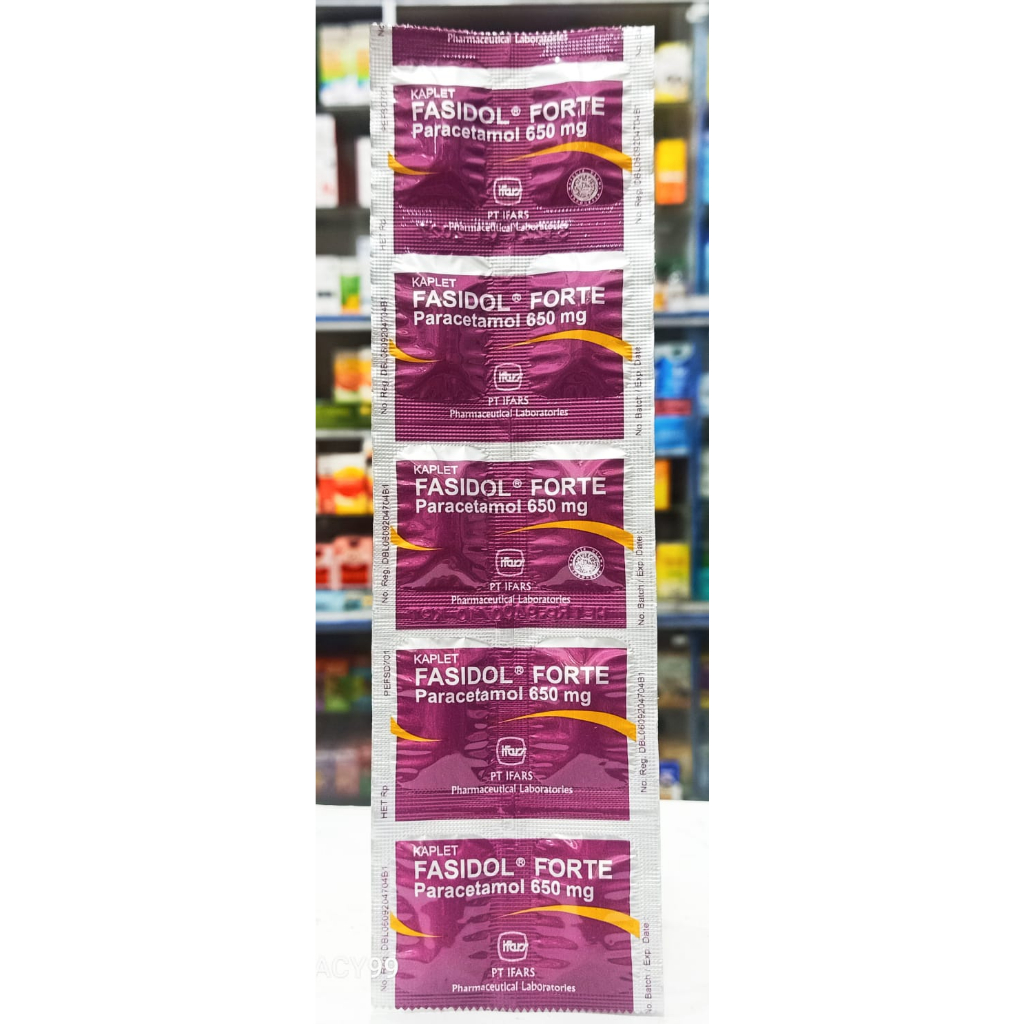 Jual Fasidol Forte 650MG 𝟏 𝐒𝐓𝐑𝐈𝐏 𝐈𝐒𝐈 𝟏𝟎 𝐊𝐀𝐏𝐋𝐄𝐓 - Meredakan Demam, Sakit ...