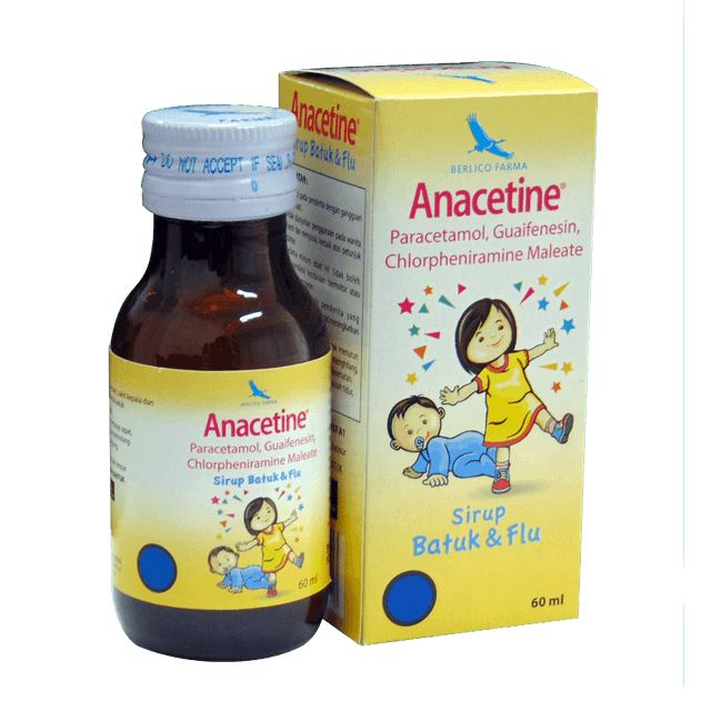 Jual ANACETIN SIRUP 60 ML UNTUK DEMAM BATUK DAN PILEK ANAK | Shopee ...