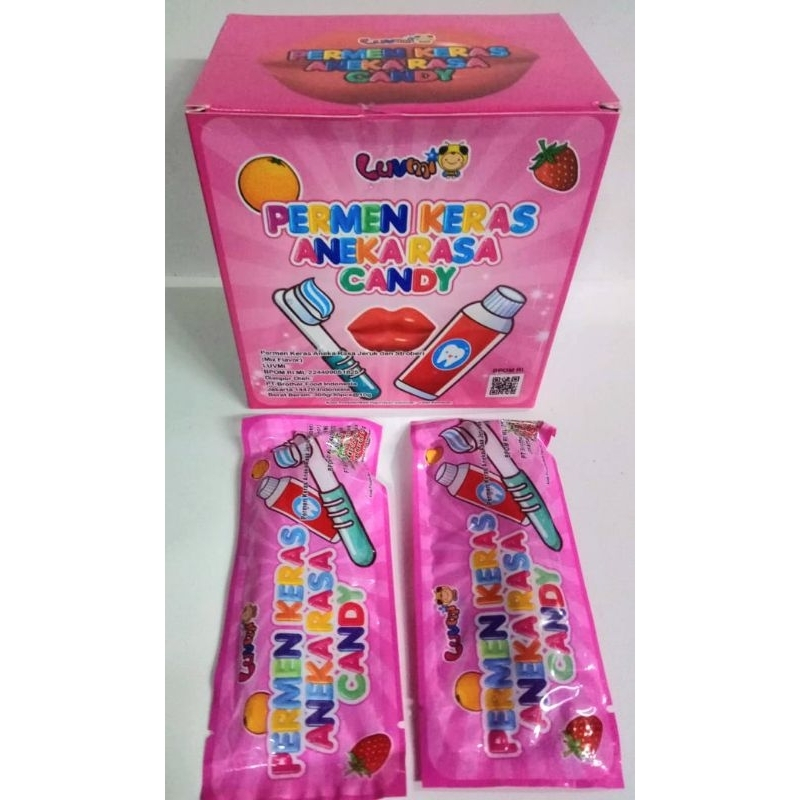 Jual Permen Cemilan Snack Pasta Sikat Gigi Mainan Anak Murah (isi 30 ...